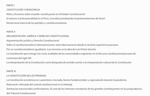 CONSTITUCIÓN QUE LANGUIDECE, LA ESTUDIOS DE DERECHO CONSTITUCIONAL EN ...