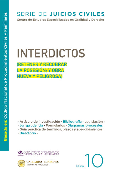 INTERDICTOS - NÚM. 10 - 1.ª ED. 2025 – GRUPO CORPORATIVO EMPRESARIAL ...