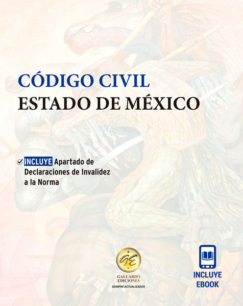 CÓDIGO CIVIL DEL ESTADO DE MÉXICO "EDOMEX"- 1.ª ED. 2025 (BOLSILLO ...